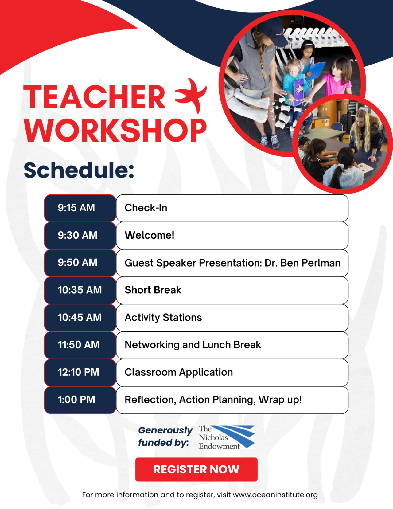 Teacher Workshop - Ocean Institute